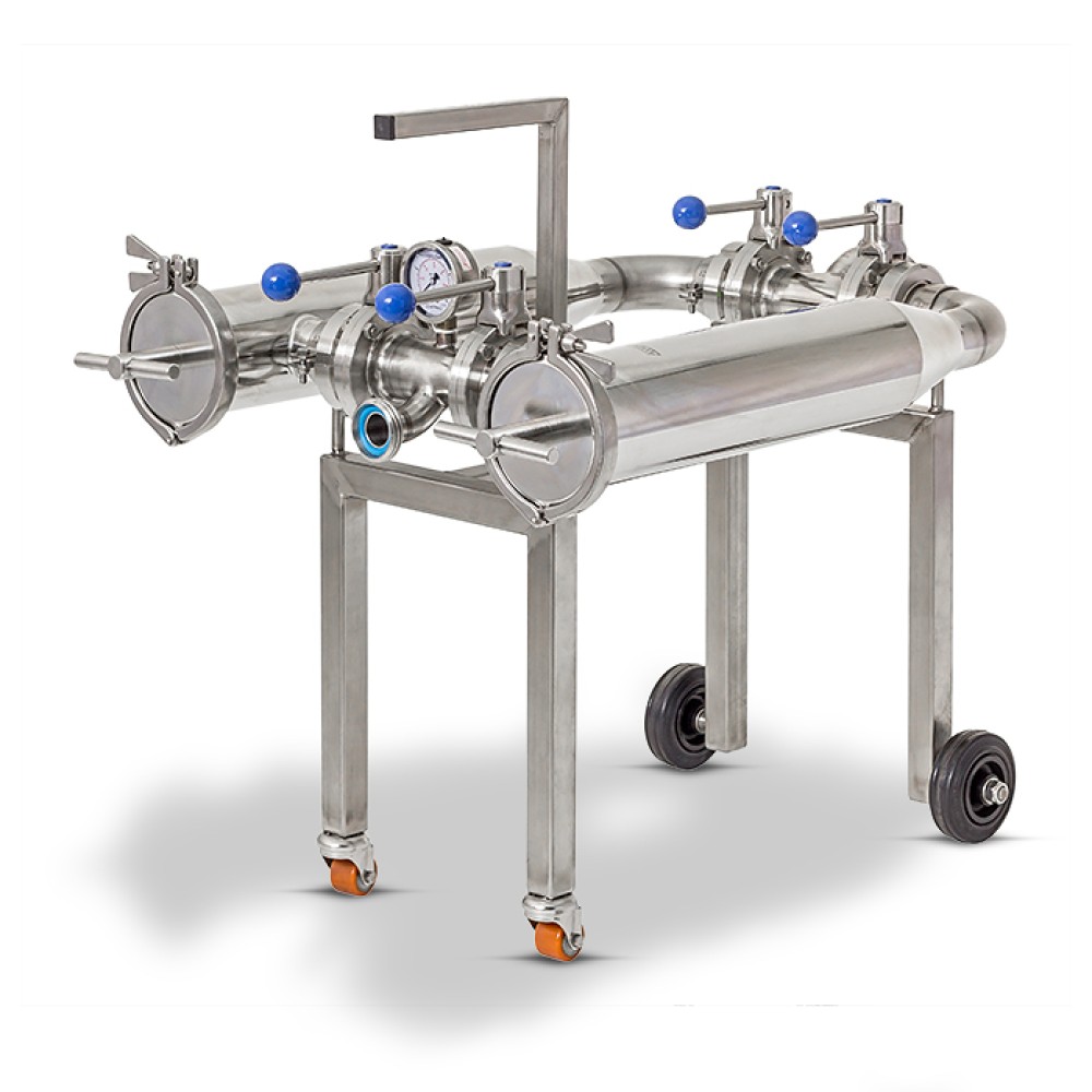 Stainless steel mechanical double juice filter DF80