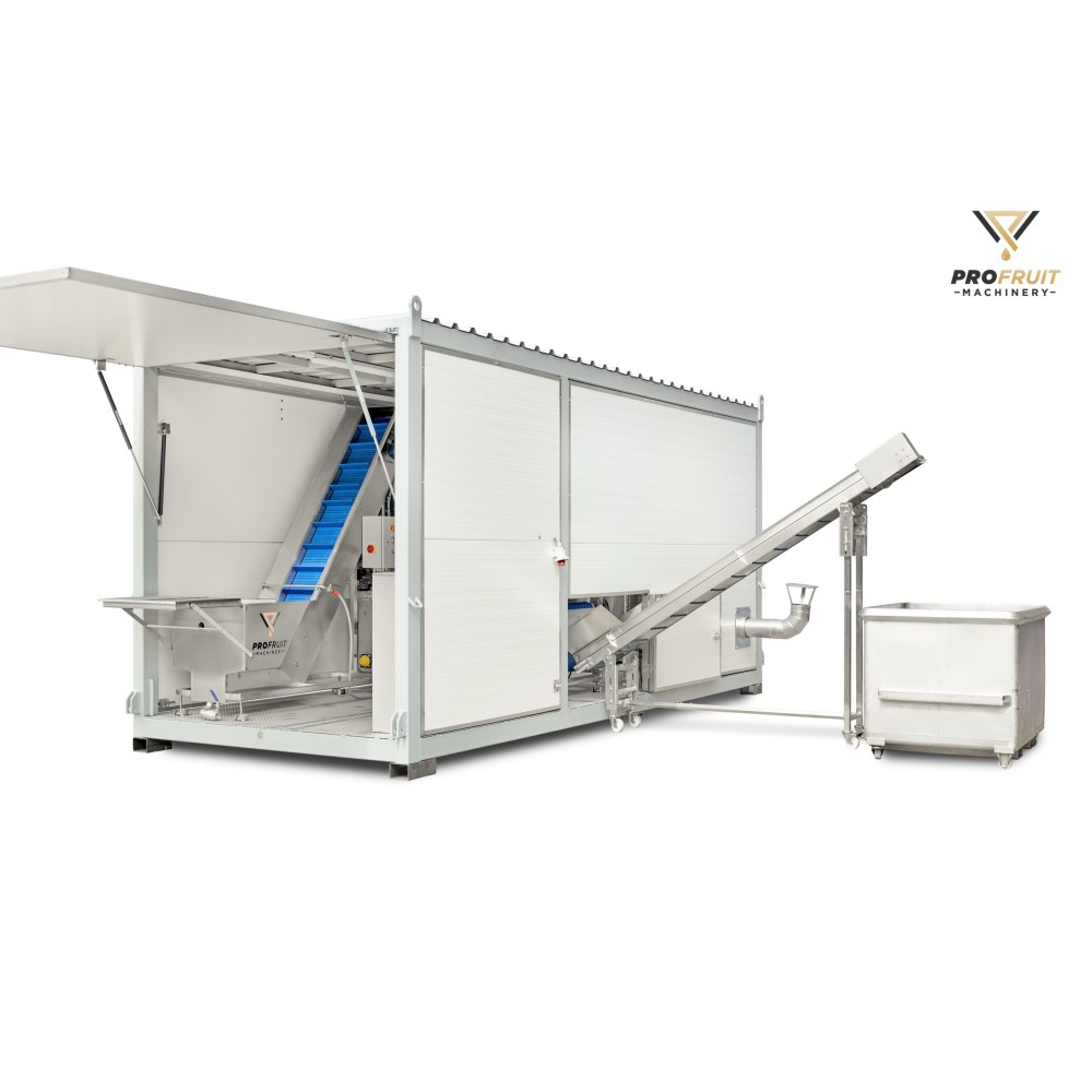 Mobile apple juice processing line 400-1500 kg/h / Mobile fruit juice ...