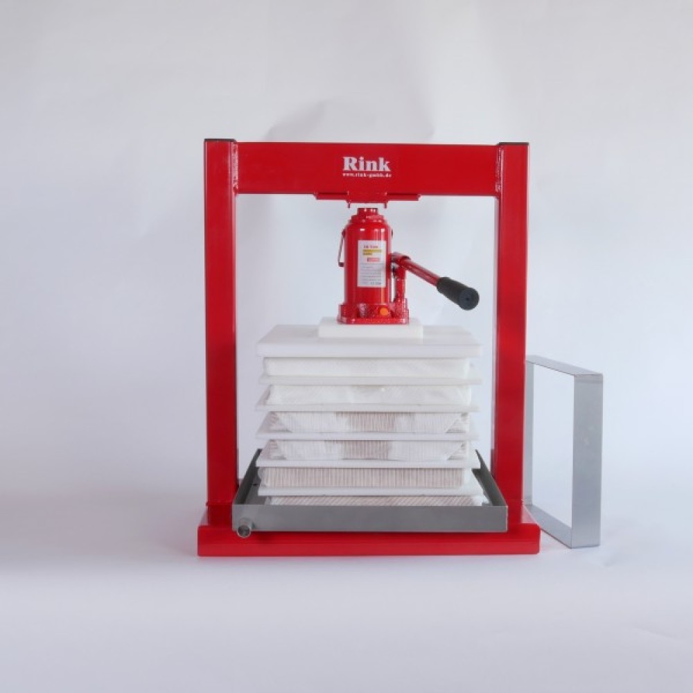 Hydraulic packing fruit press TP 5 - TP 40 - Rack and Cloth Press